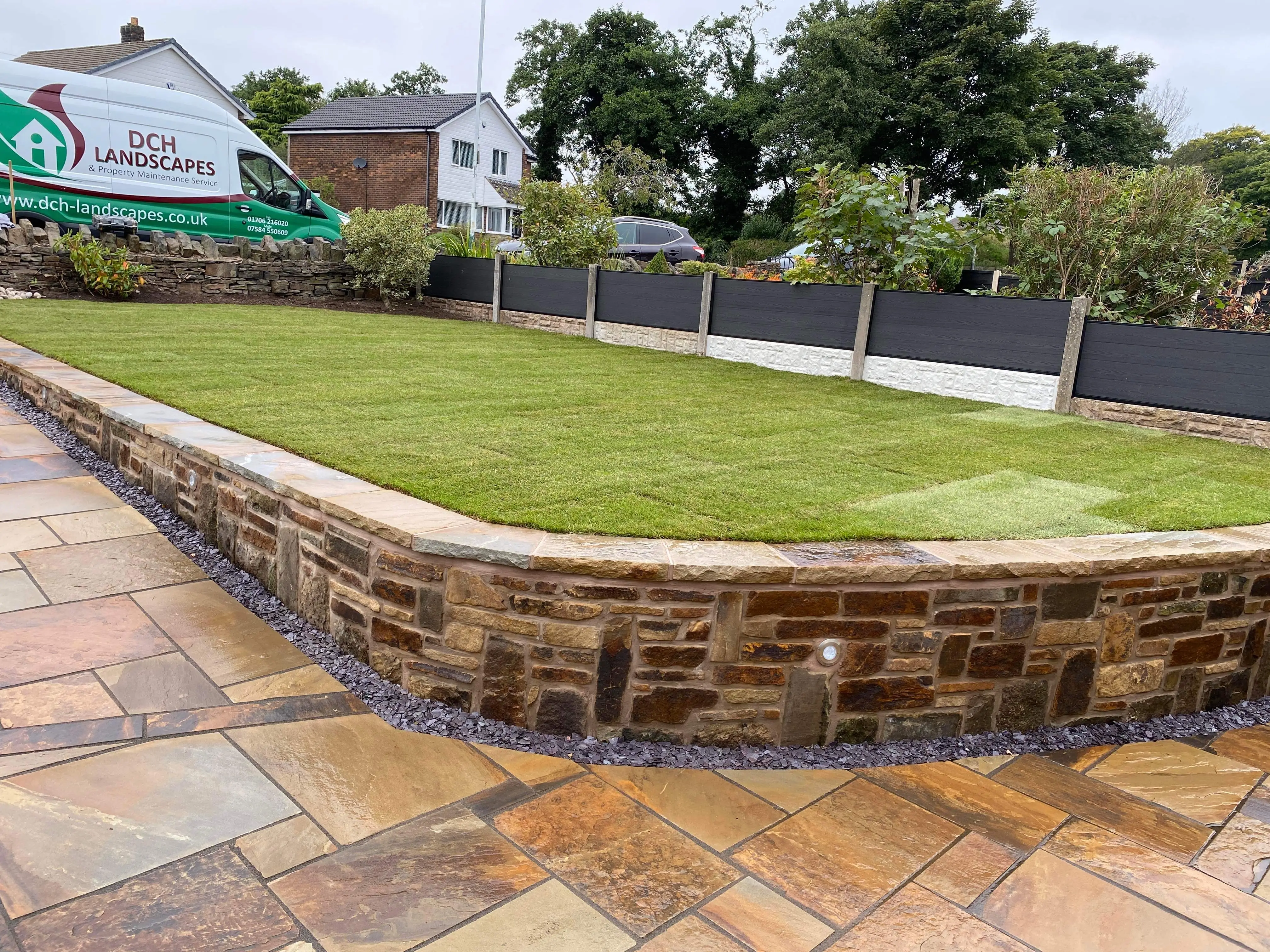 Walling Services at DCH Landscapes